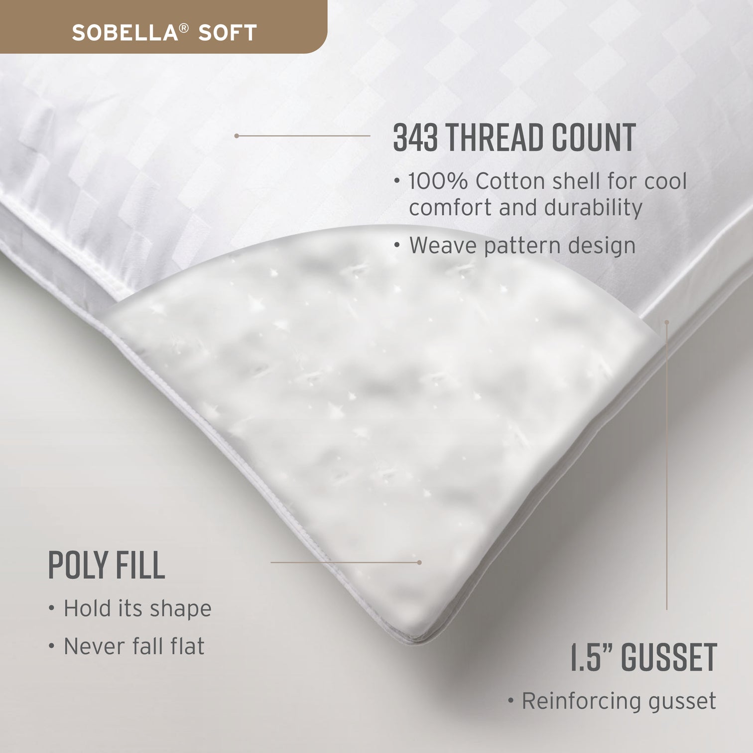 Sobella Soft Pillow – Cozy Support for Better Sleep